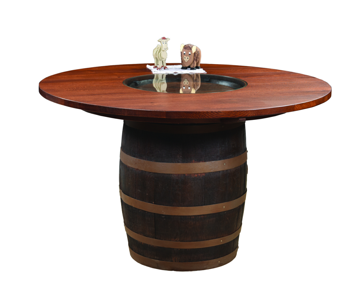 Plain Barrel Table - Black Buggy Furniture